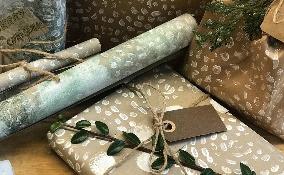 Make your own wrapping paper | Step by step – Royal Talens